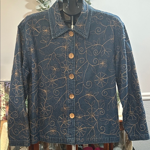 new directions | Jackets & Coats | New Directions Denim Jacket With ...
